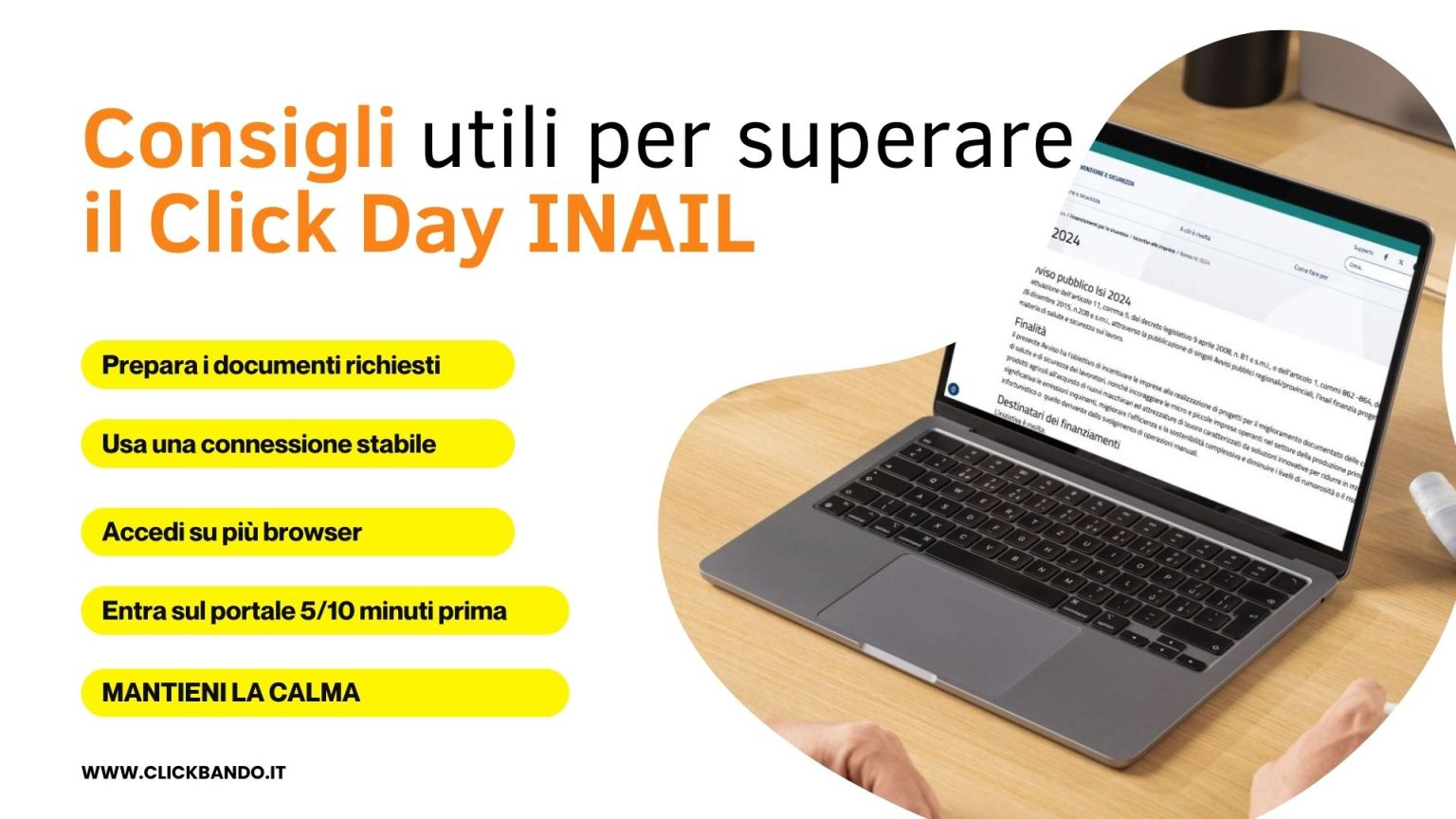 Click Day Bando ISI INAIL: Cos’è, Come Funziona e Come Vincere